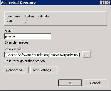 Acitvating the ISAPI Redirect for Tomcat under IIS 7.5 (W2k8 R2) 64 Bit ...