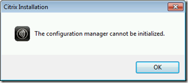 Citrix Receiver: The configuration manager cannot be initialized | Jan ...